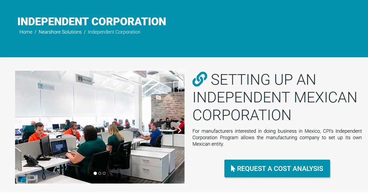 Independent Shelter Program: Nearshore Solutions in Mexico - Co ...