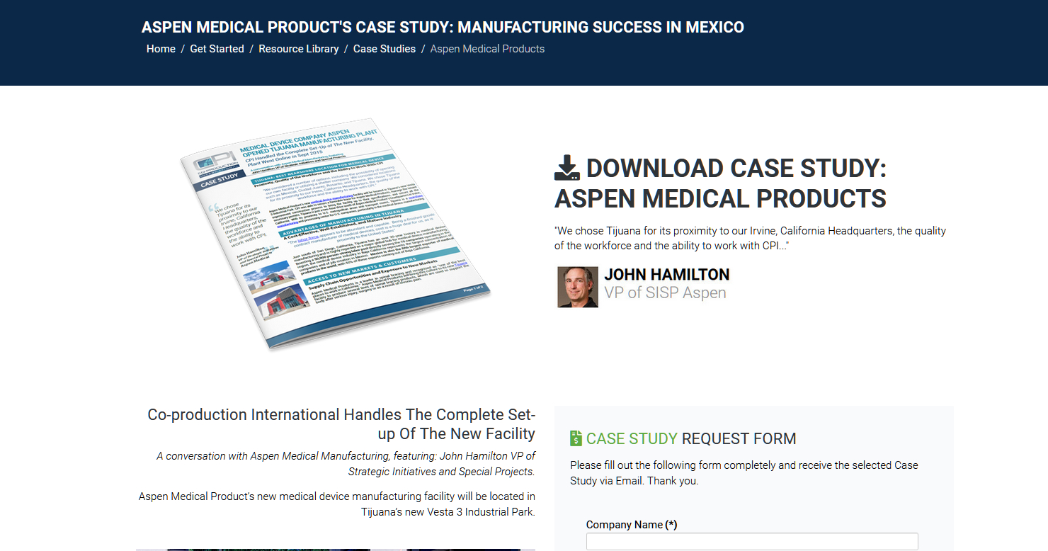 Aspen Medical Products Case Study: Manufacturing Success in Mexico ...