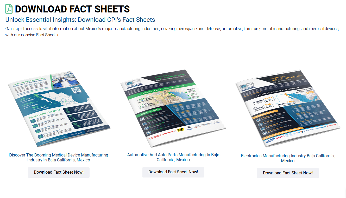 Manufacturing Fact Sheets: Insights into Mexico's Industry Landscape ...