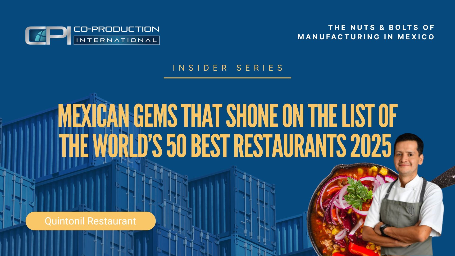 Mexican Gems That Shone on the List of the World’s 50 Best Restaurants ...